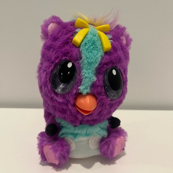 Toys | Hatchimals Hatchibabies Pink Ponette Baby Bird Interactive Light ...